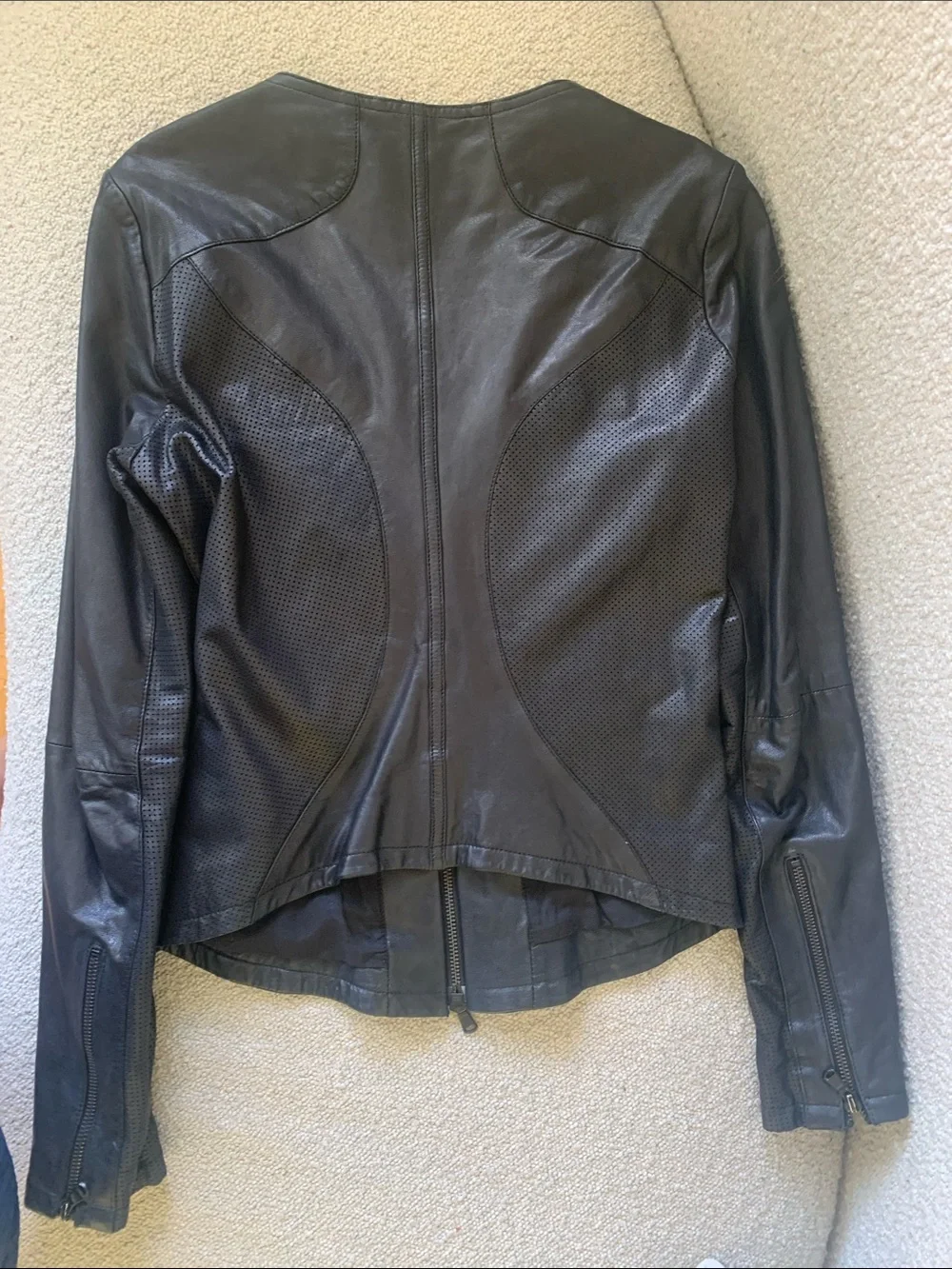 Diesel | Jackets & Coats | Diesel Black Gold Leather Jacket | Poshmark